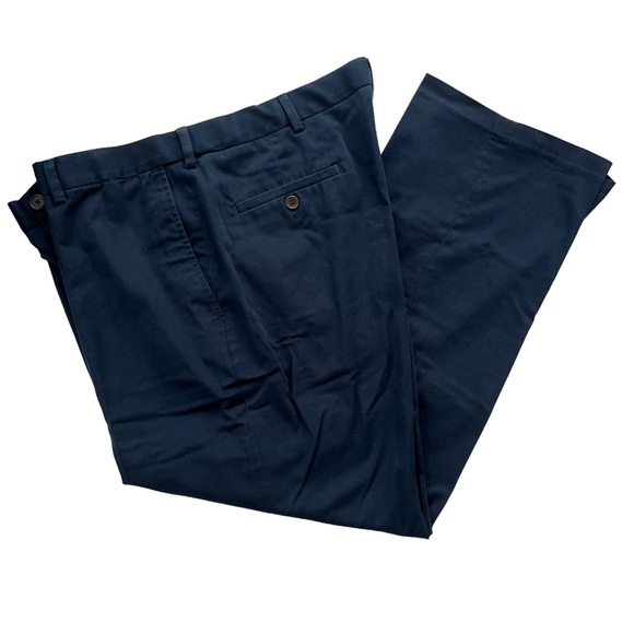 Haggar | Pants | Haggar Clothing Co Mens Size 38x3 Navy Classic Fit ...